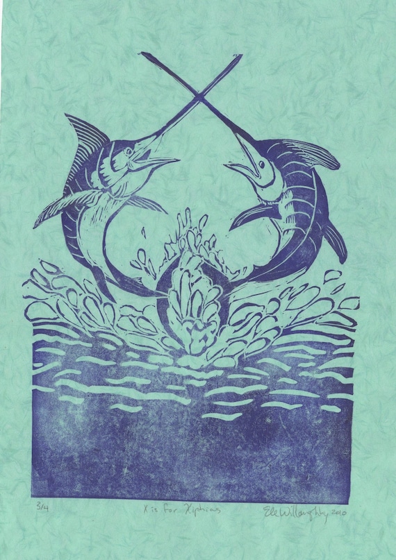 Swordfish Fighting Each Other