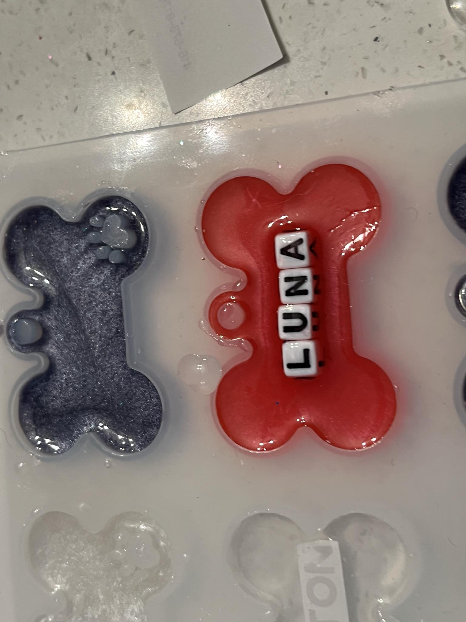 Customizable Resin Pet ID Tags - Etsy