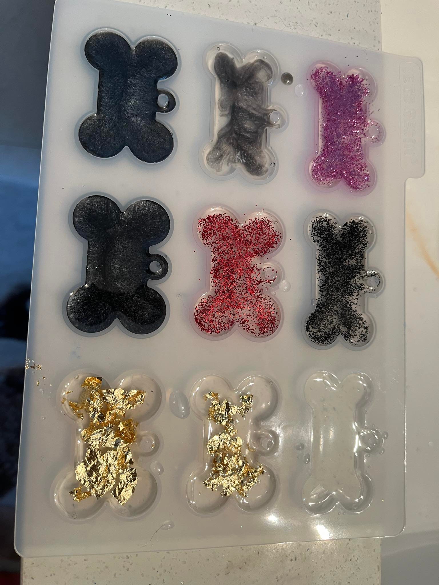 Customizable Resin Pet ID Tags - Etsy