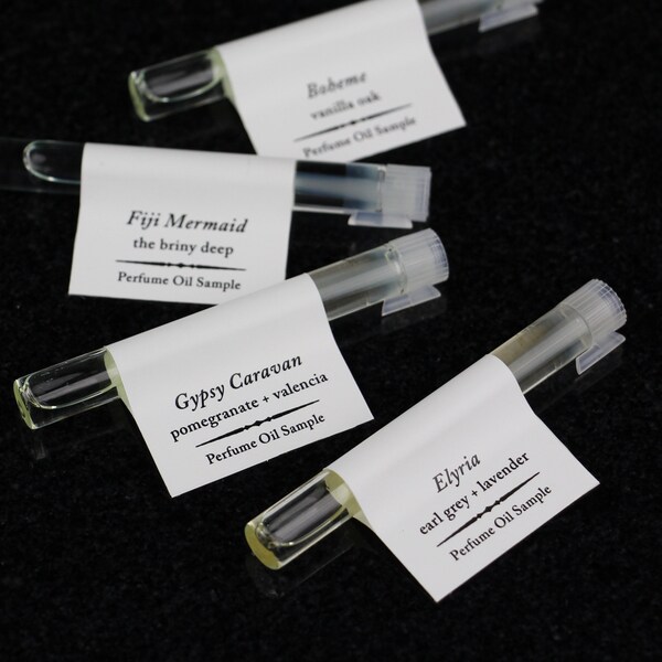 Perfume Oil Samples - Etsy