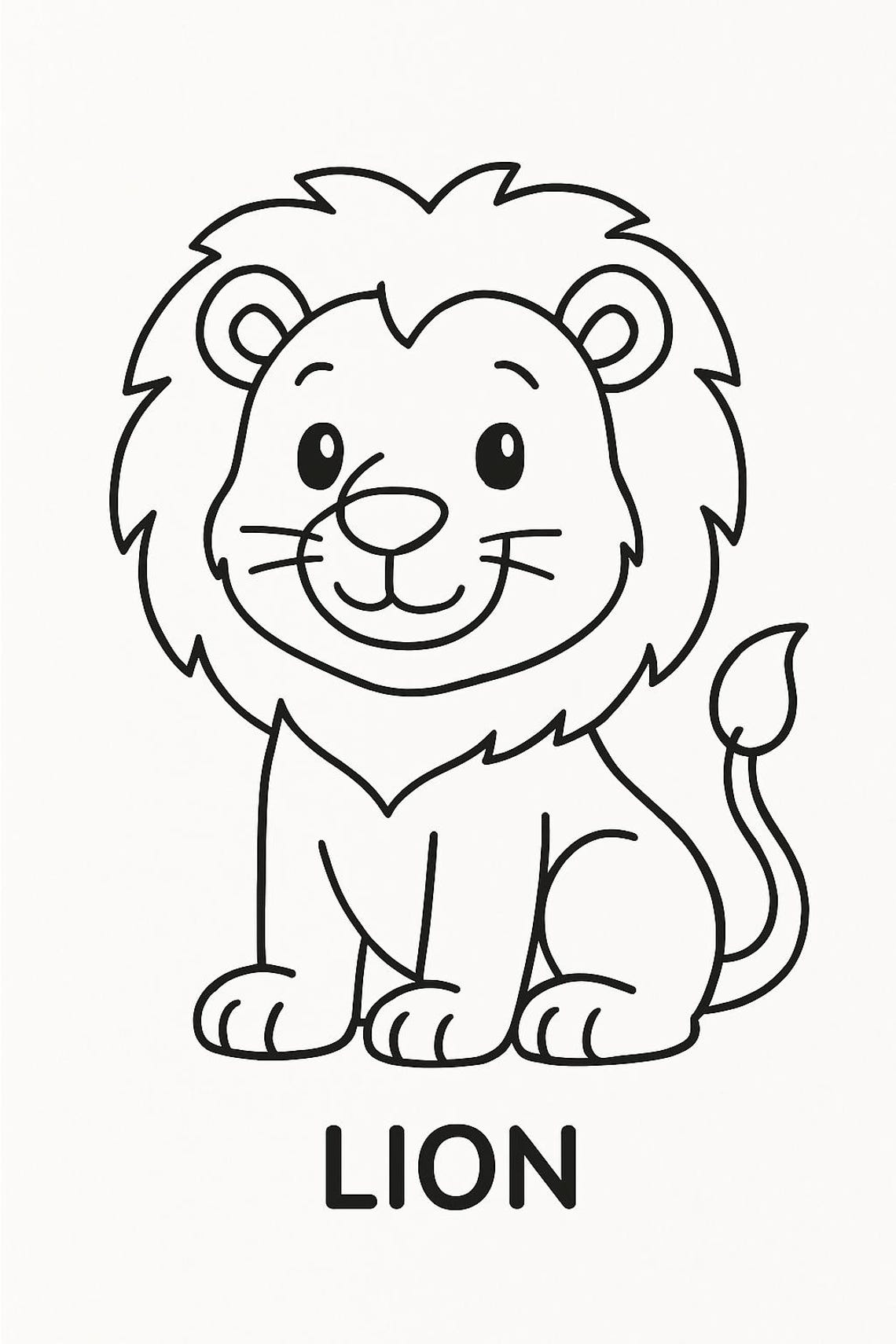 Little Explorers: Animals to Color & Discover. 10 Printable Coloring ...