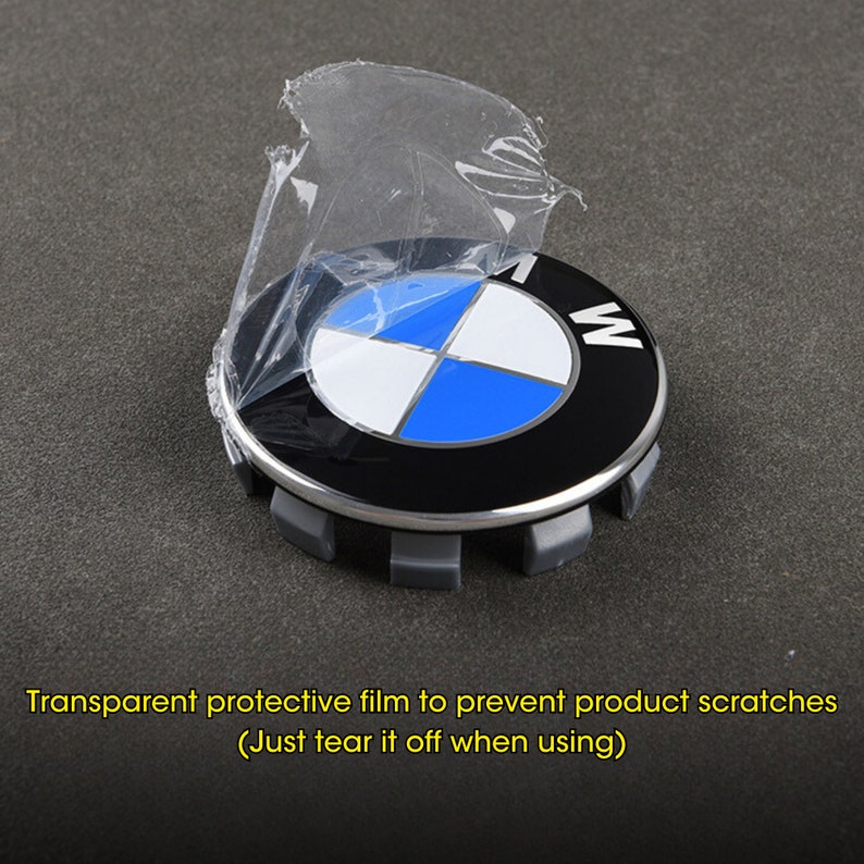 4 Pcs Wheel Center Hub Cap Cover Center Rim Cap for BMW 68mm ...
