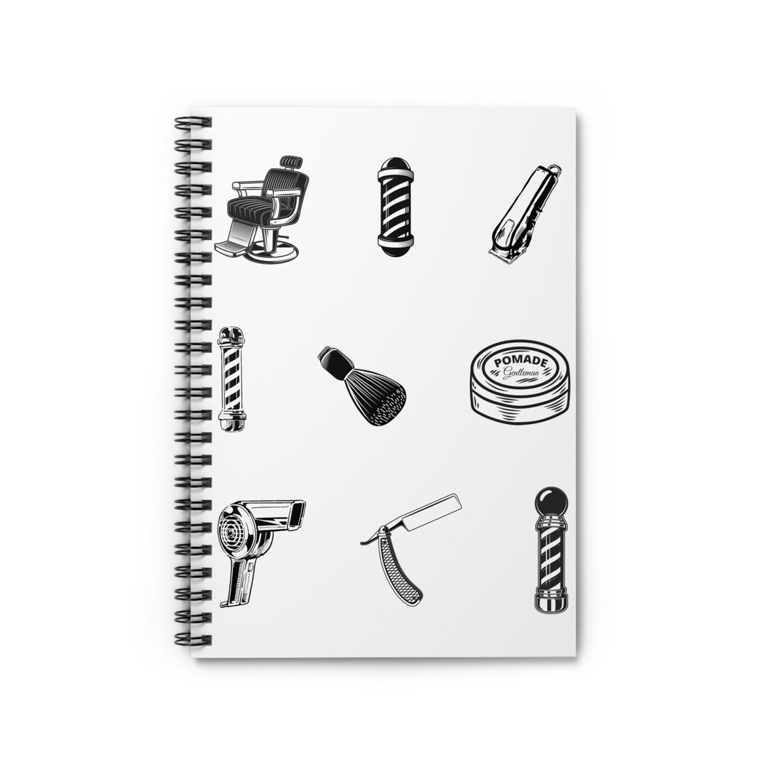 Master Barber Notebook, Barber Instructor Journal, Barber Student Ruled ...