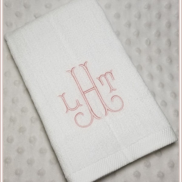 Monogram Hand Towel - Etsy