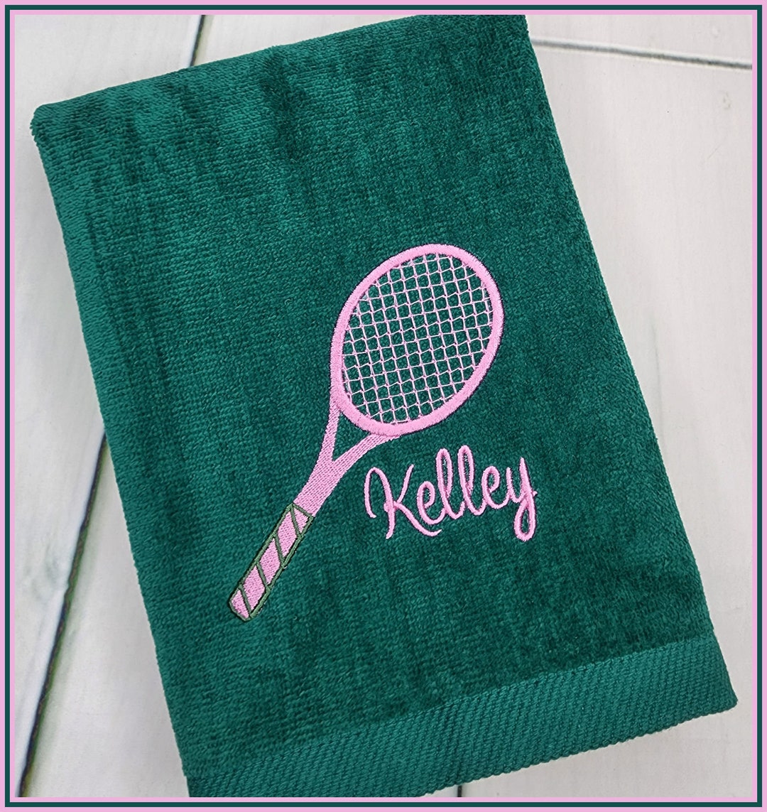 Tennis Towel / Best Captain Towel / Tennis Racket Personalized / Team ...