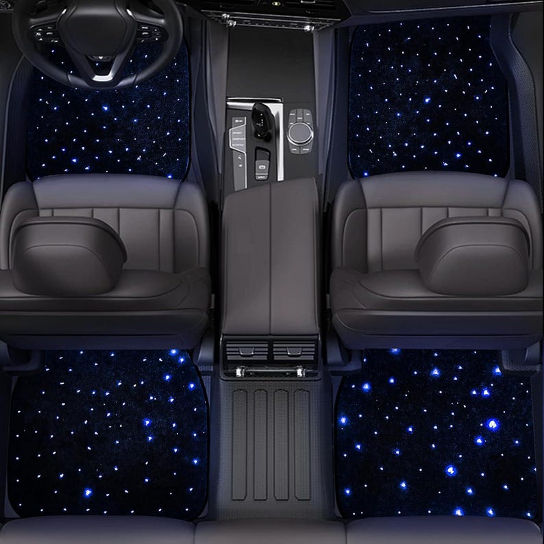 Starlight LED Car Floor Mats: Universal Fit RGB Ambient Lighting Kit - Etsy