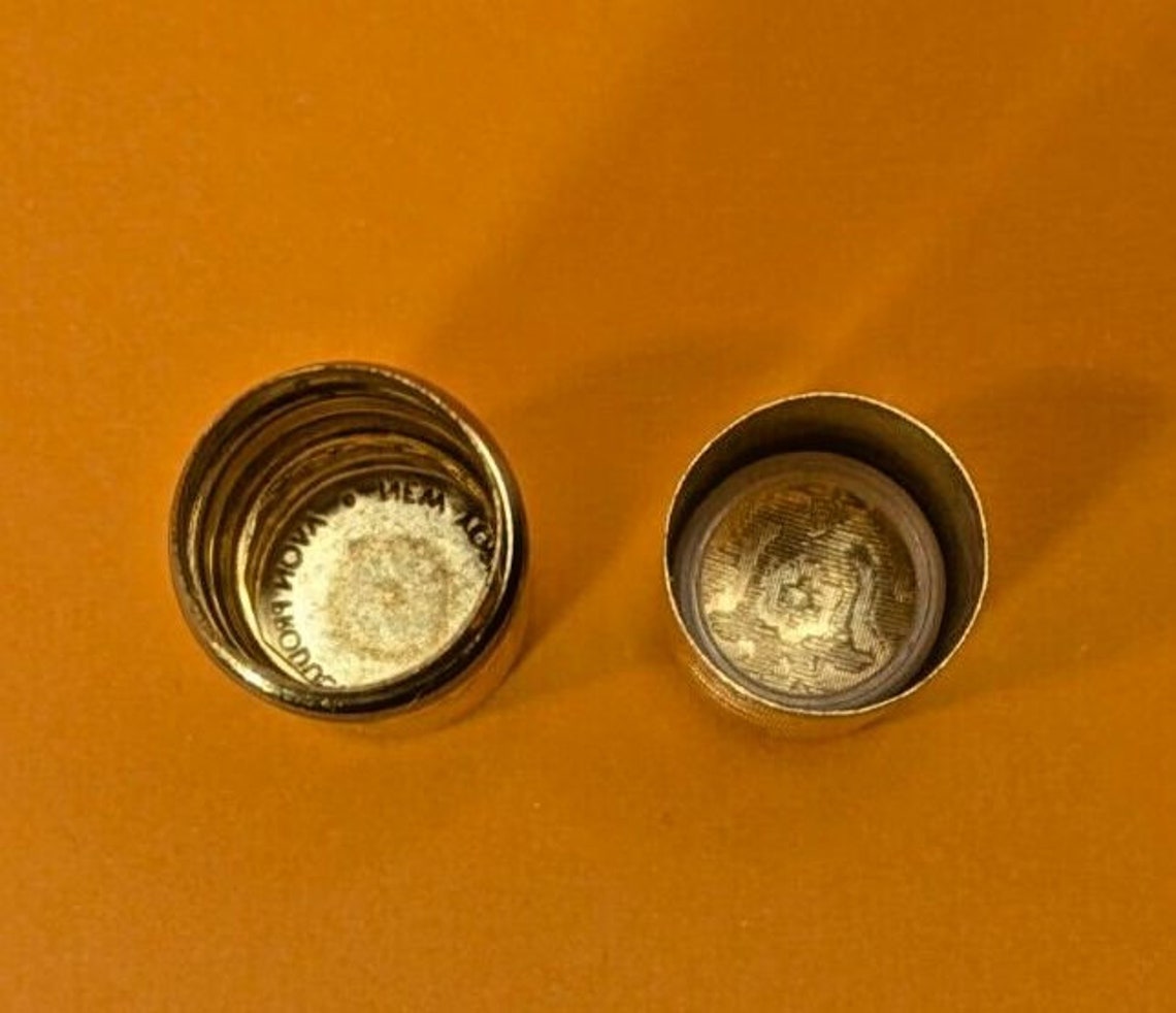VTG 50s-60s Avon Refillable Lipstick Tube Midcentury Gold Tone ...