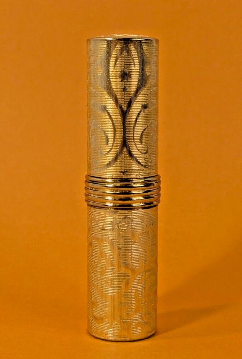 VTG 50s-60s Avon Refillable Lipstick Tube Midcentury Gold Tone ...