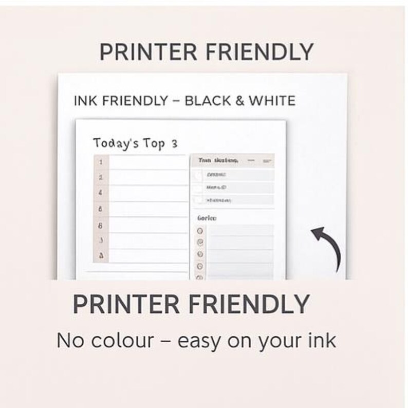 ADHD Friendly Daily Planner | Printable PDF | Neurodivergent Planner ...