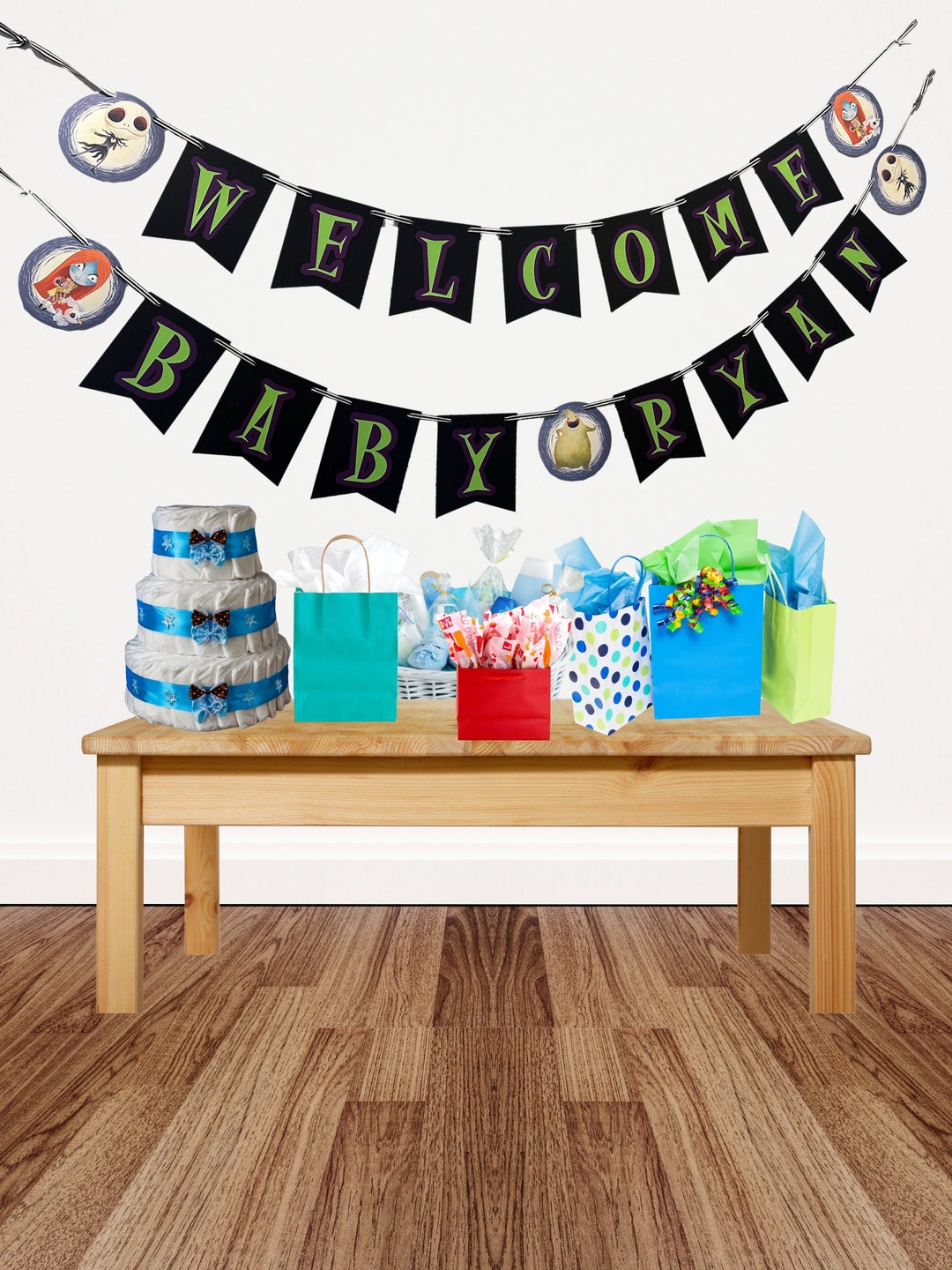 Nightmare Halloween Baby Shower Banner, Gender Neutral Decor - Etsy