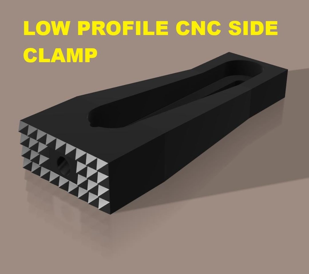 CNC Side Clamps - 3D Printed Hold Down Device STL Files With Bolt ...