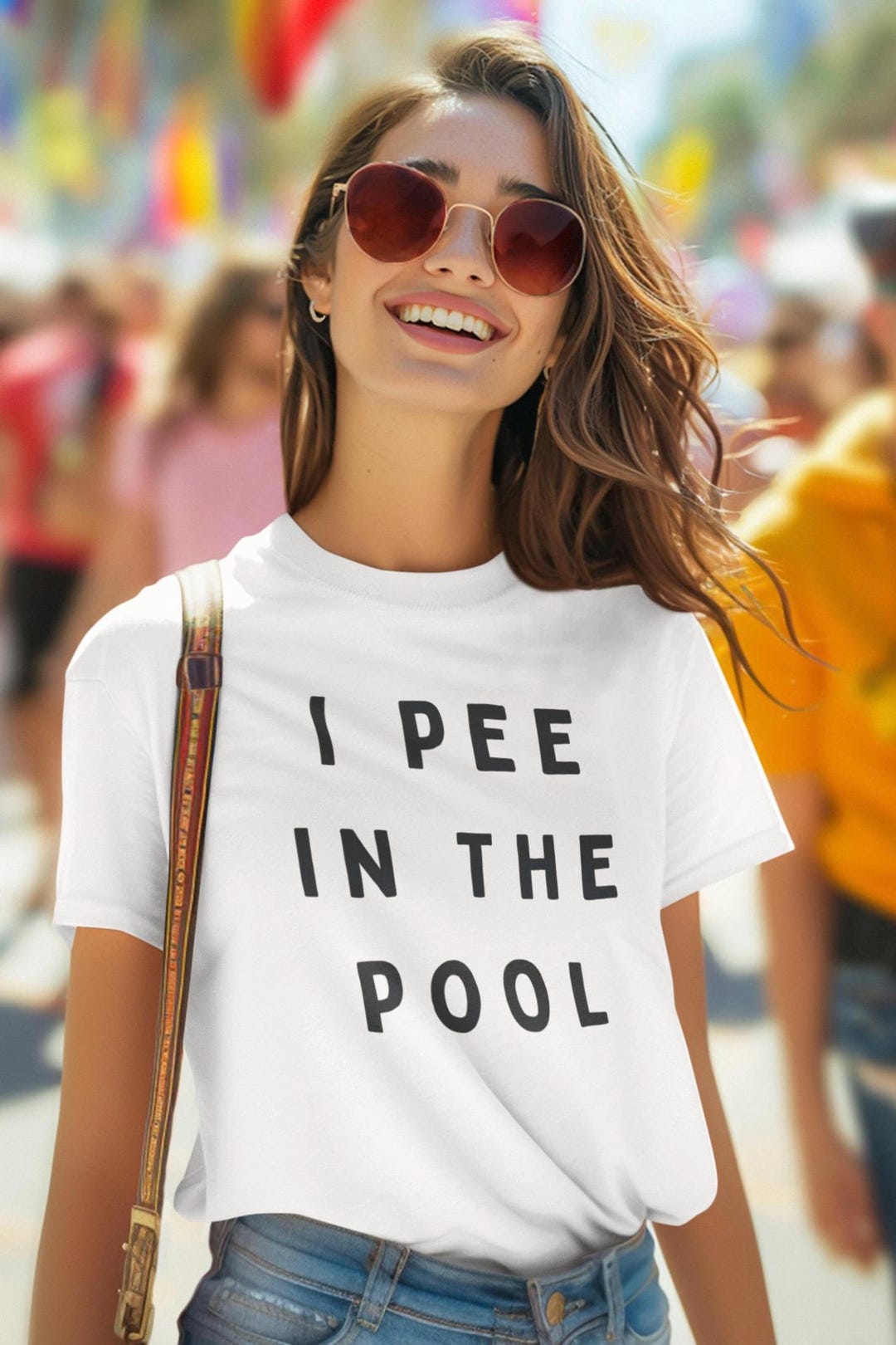 I Pee in the Pool Unisex T-shirt Funny Summer Tee - Etsy