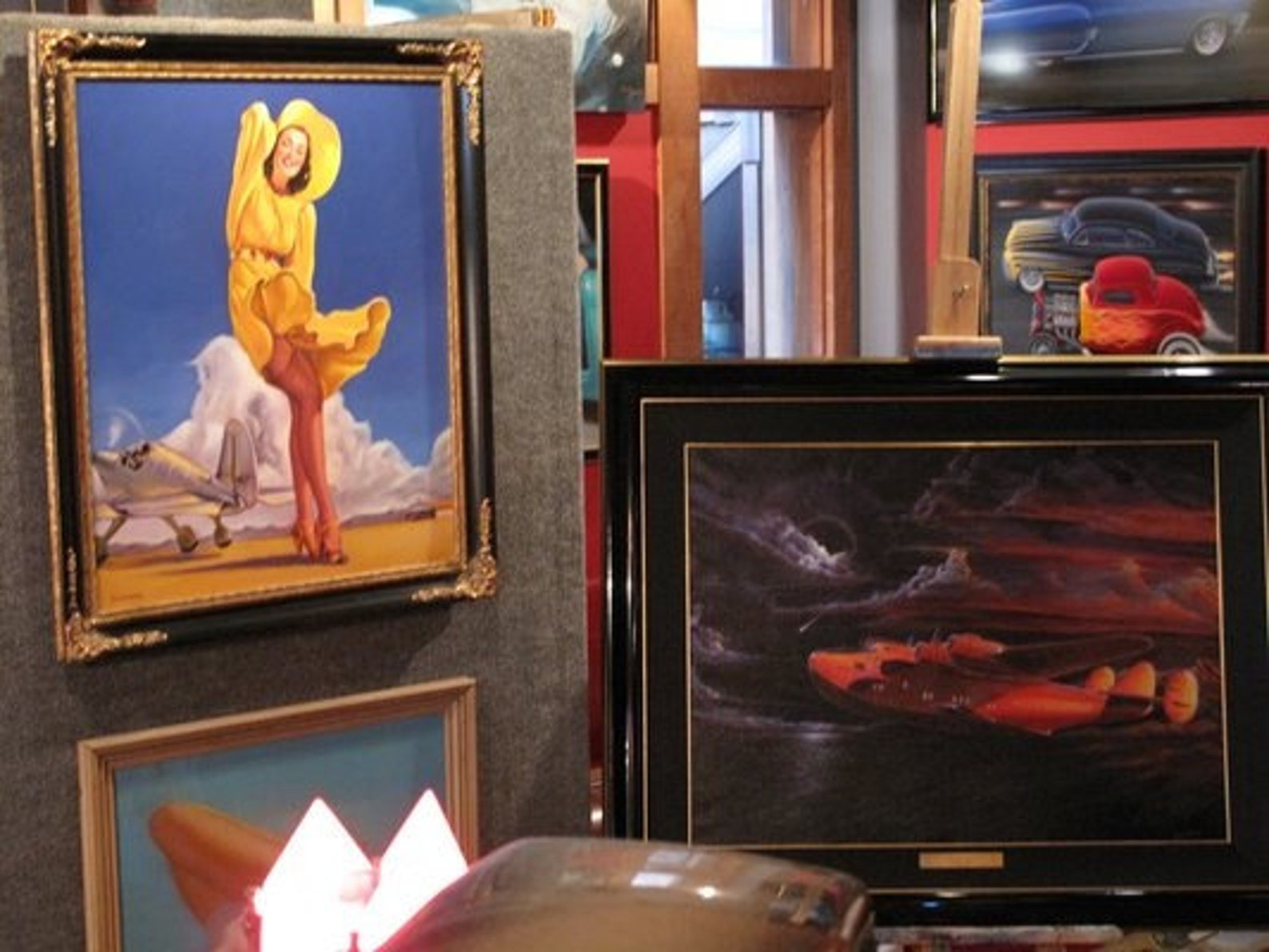 12x18 Elvgren OVEREXPOSED 1930s 40s Bath Room Art Deco Nude Retro Pinup ...