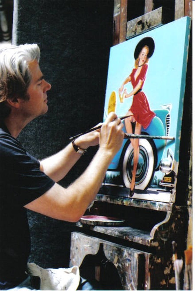 CART SALE Elvgren PERFECTION From Original Painting 8X11 Rare Nude Pin ...