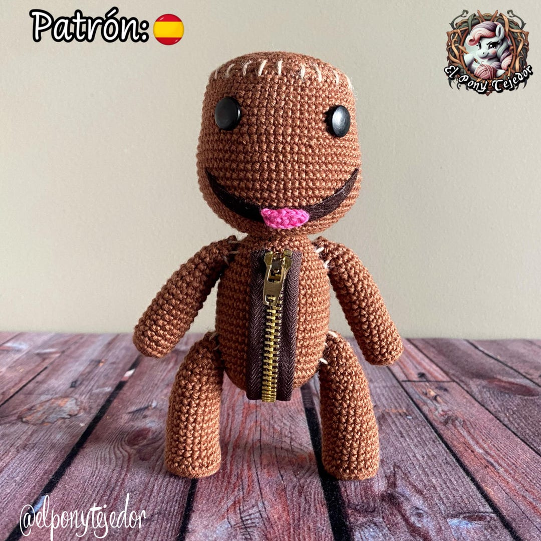 Crochet Amigurumi Sackboy Pattern Little Big Planet // Pattern in ...