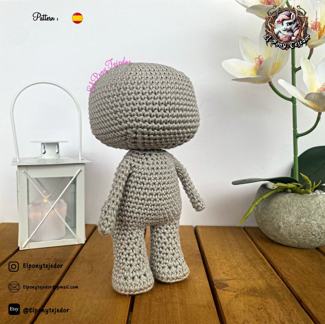 Amigurumi Doll Crochet Pattern Base in Spanish - Etsy