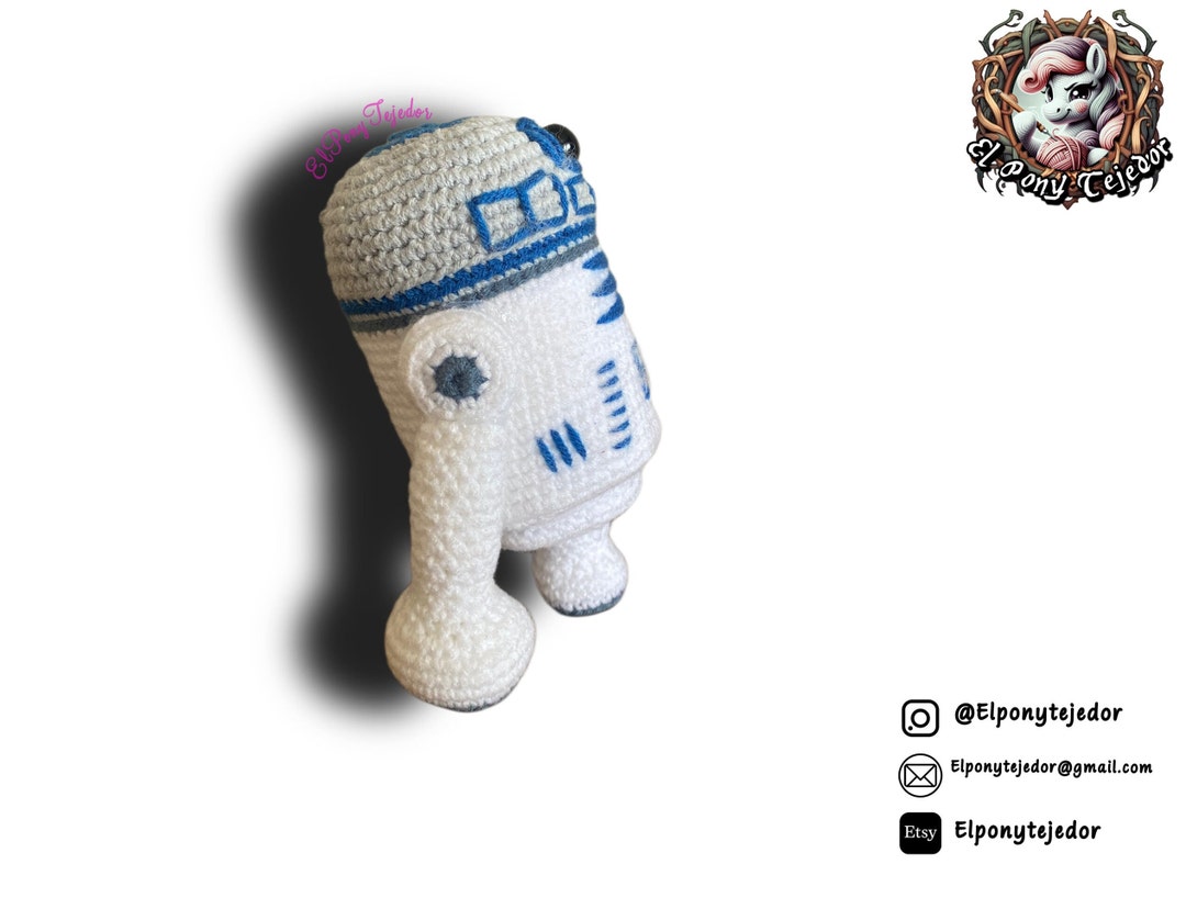 Amigurumi R2-D2 Crochet Doll / Amigurumi R2-D2 Crochet Doll - Etsy