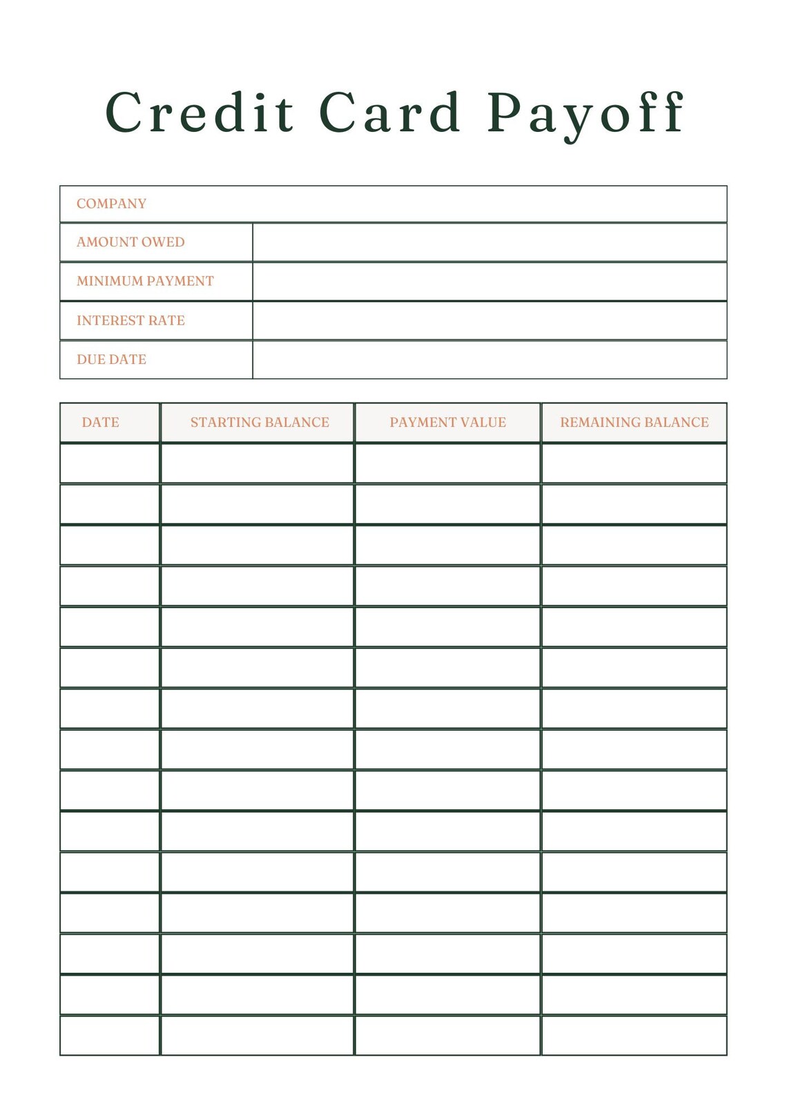 Debt Tracker Printable, Visual Debt Tracker Printable, Student Loan ...