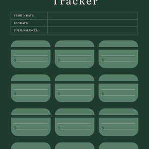 Debt Tracker Printable, Visual Debt Tracker Printable, Student Loan ...