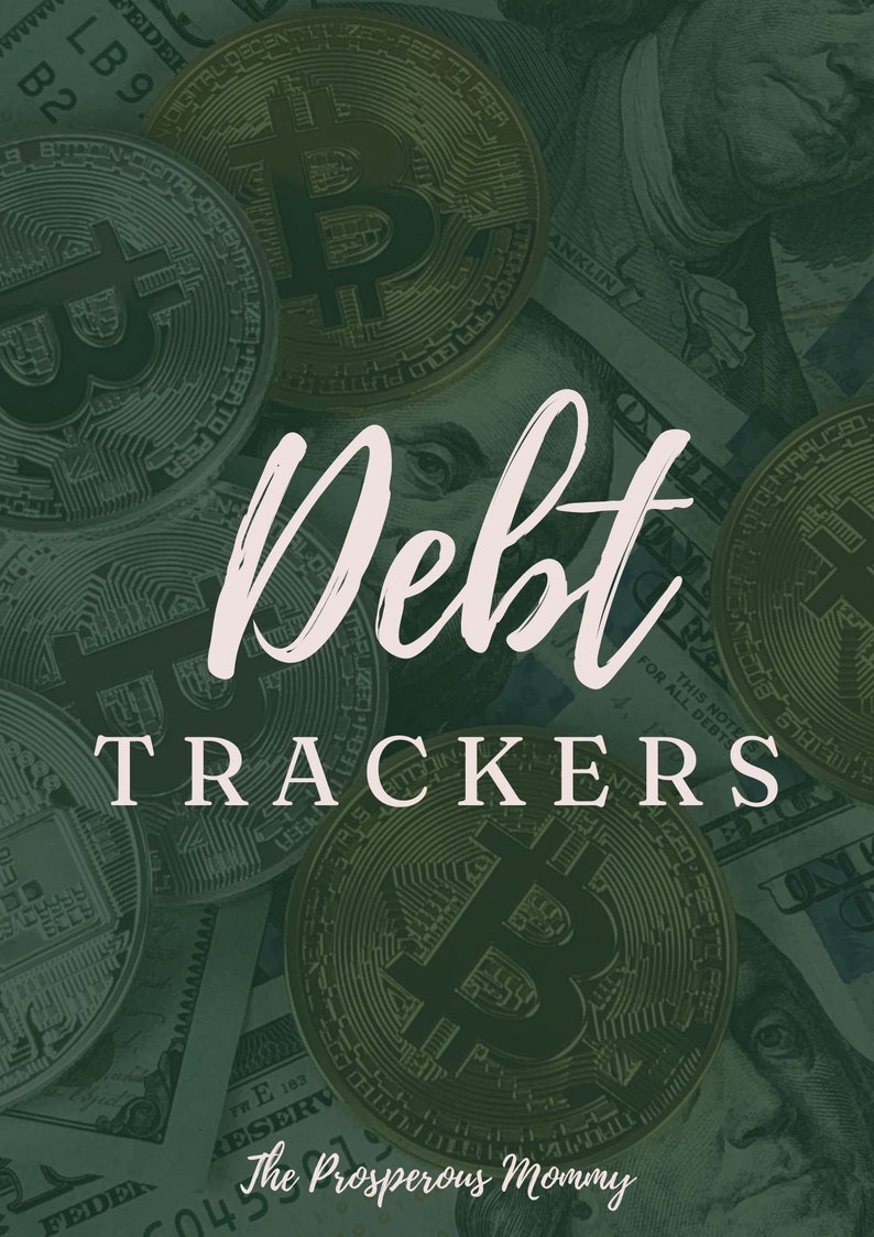 Debt Tracker Printable, Visual Debt Tracker Printable, Student Loan ...