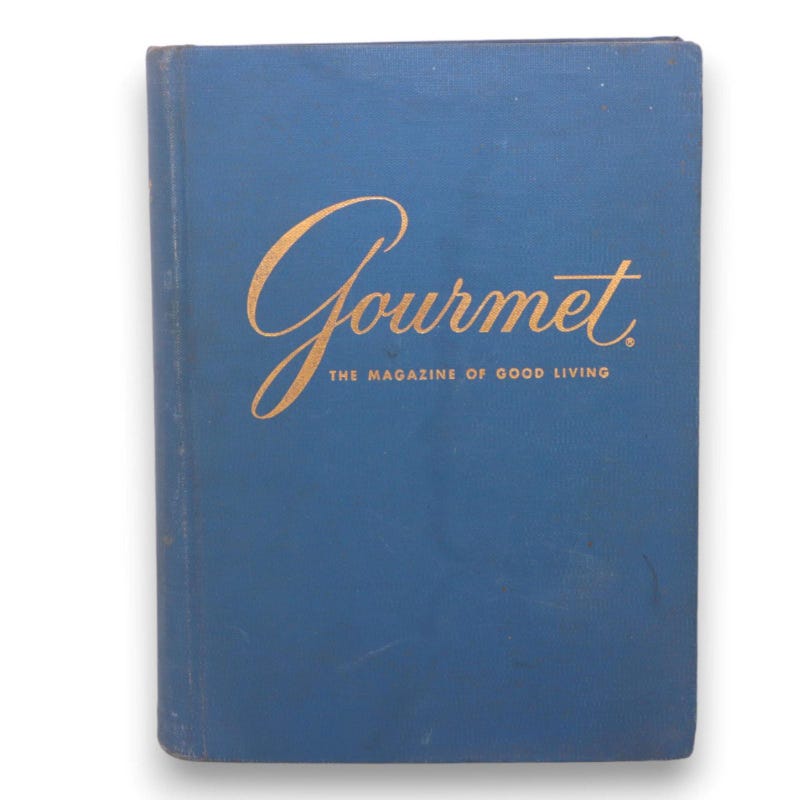 Gourmet Magazine - Etsy