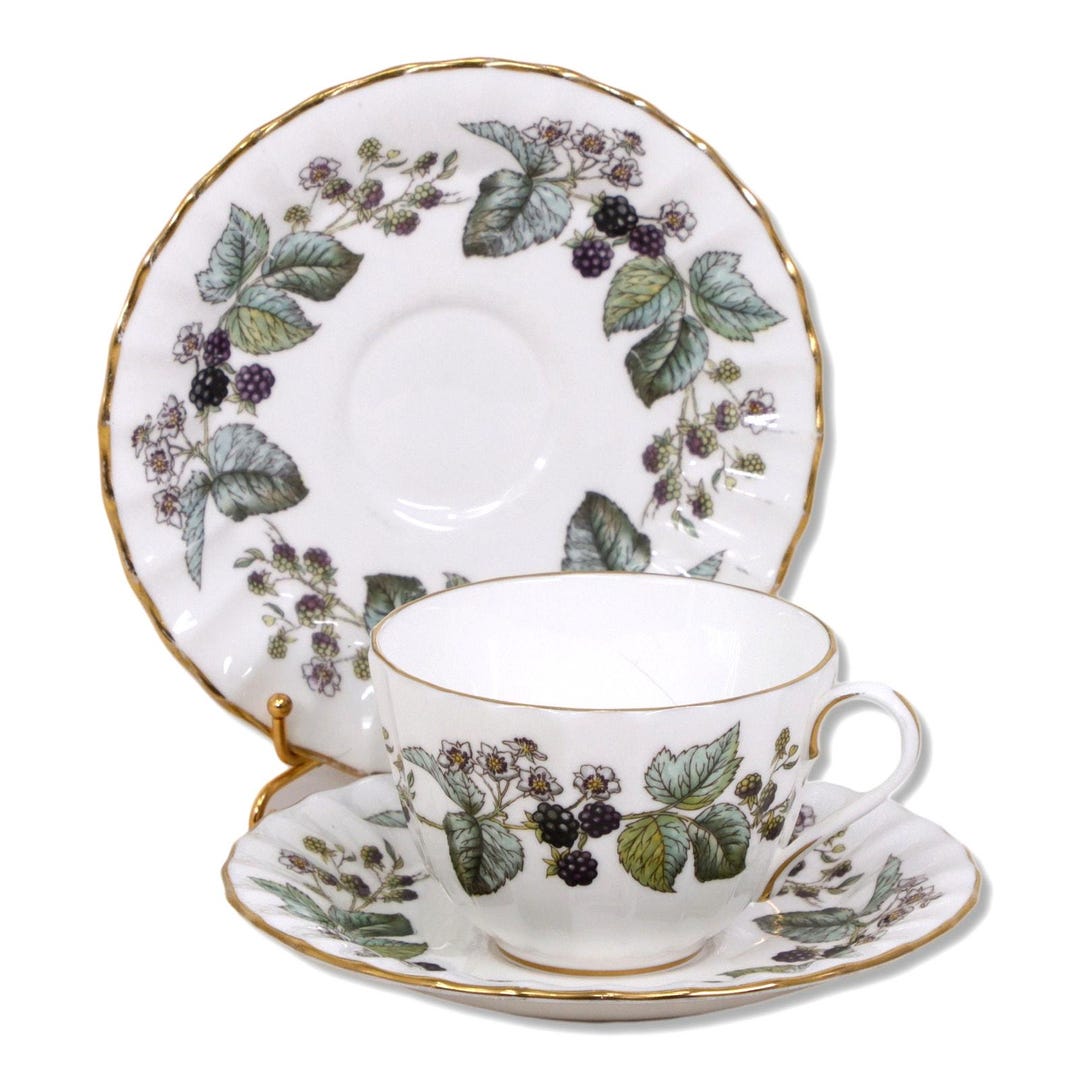 Royal Worcester Lavinia Z2821 Trio Tea Cup Double Saucer Set 1970's - Etsy