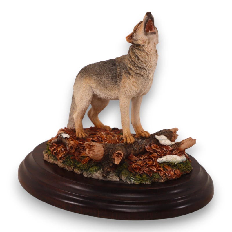 Wolf Figurine - Etsy