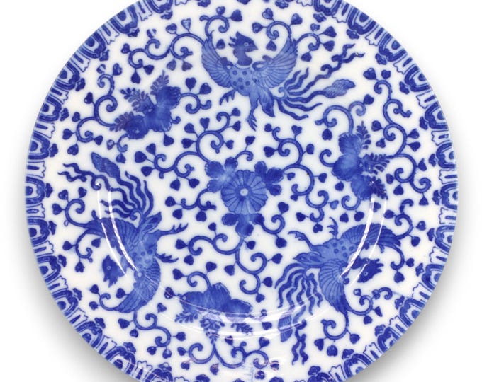 Morimura Brothers Noritake Blue Phoenix 6" Bread Plate 1920's-1940's - Etsy