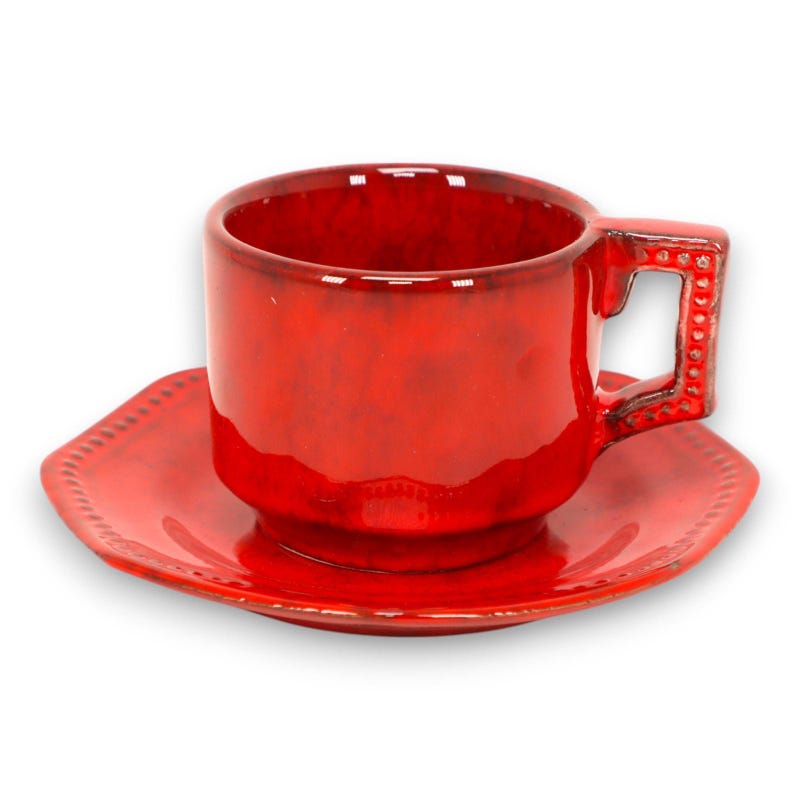 Red Tea Cups - Etsy