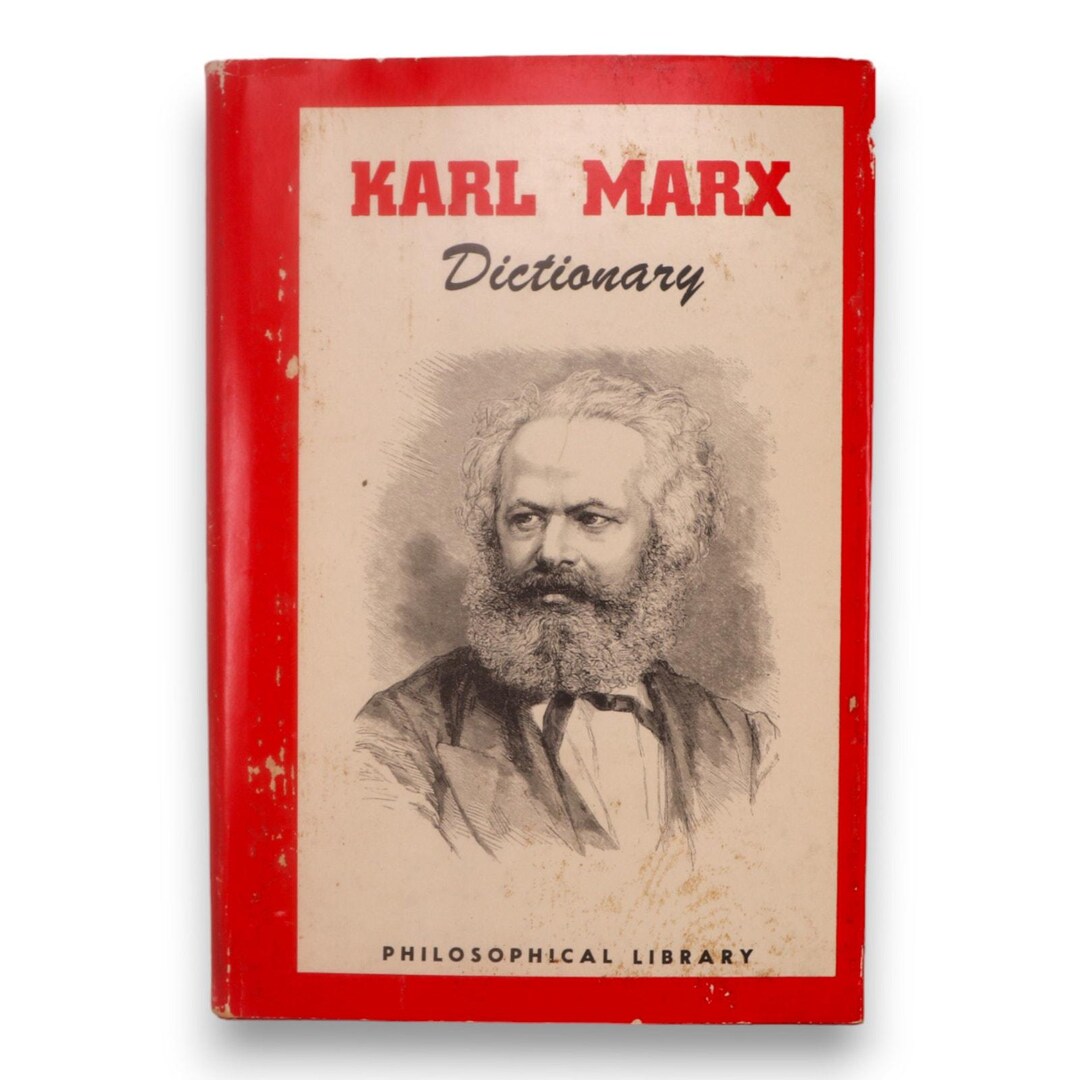 Karl Marx Dictionary 1965 1st Edition Morris Stockhammer Philosophical ...