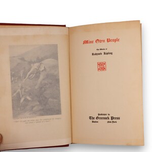 Mine Own People: the Works of Rudyard Kipling 1909 Greenock Press - Etsy