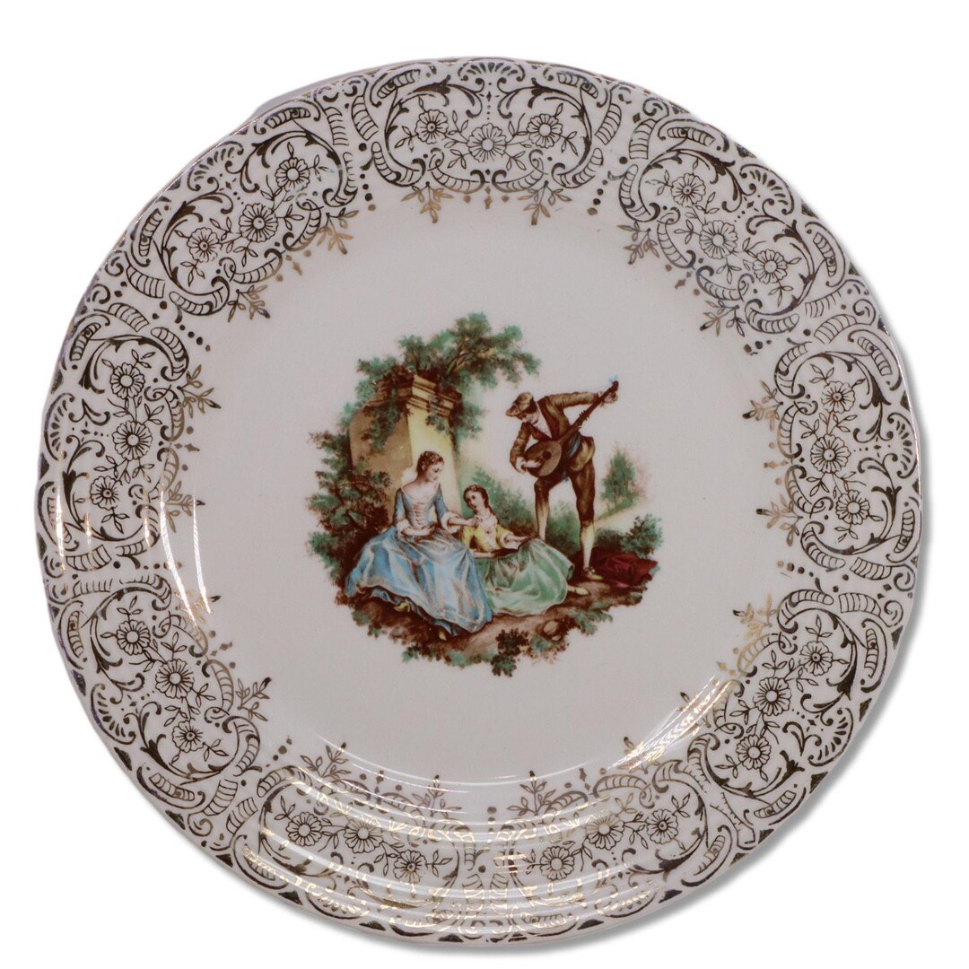 American Limoges Triumph China D'or Filigree 1TS284 Salad Plate 7 3/8 ...