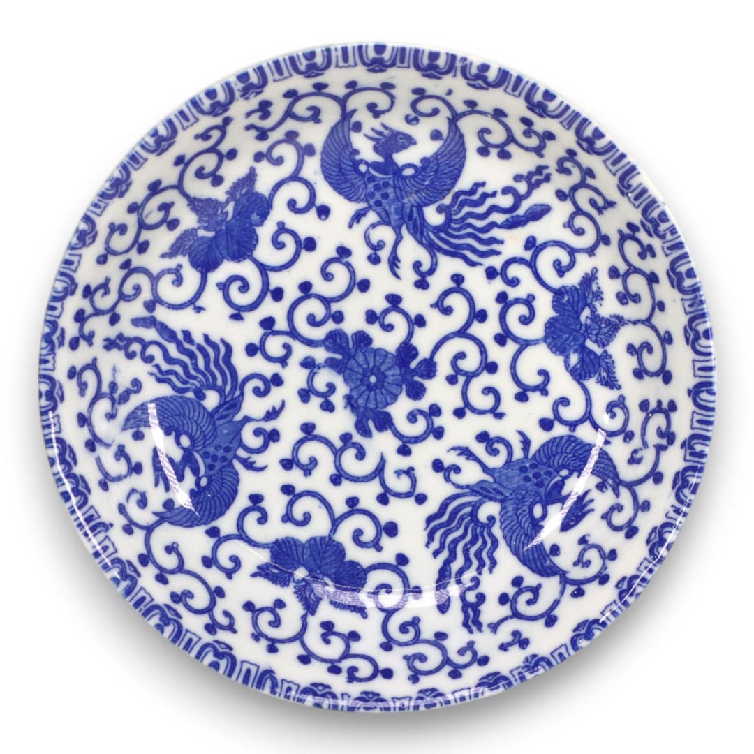 Morimura Brothers Noritake Blue Phoenix 7 1/2" Coupe Soup Bowl 1920's ...