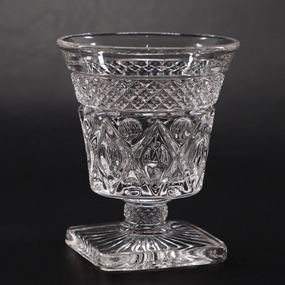 Imperial Glass Cape Cod Clear Concave Oyster Fruit Cocktail 1602 160 ...