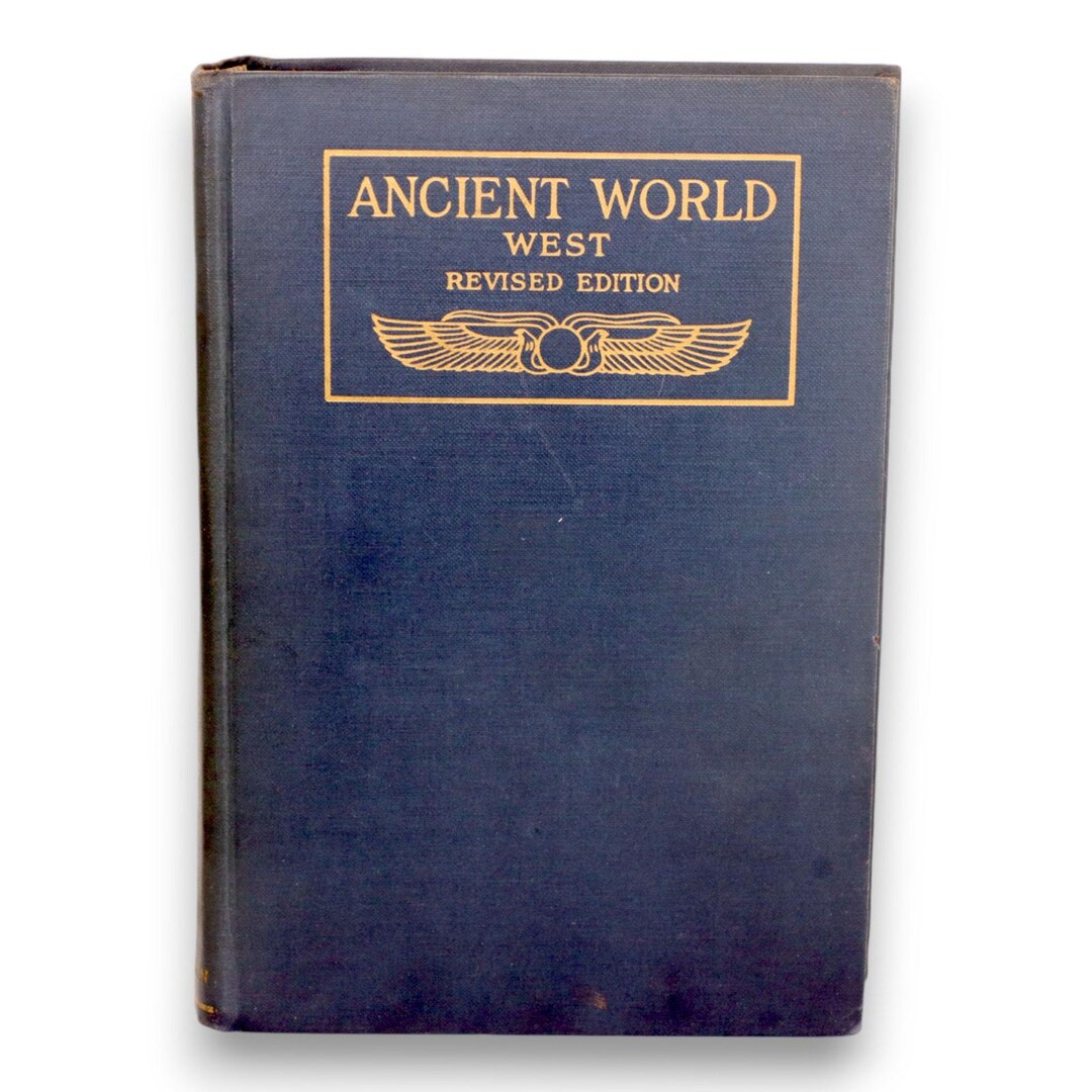 Ancient World Revised 1913 Willis Mason West Allyn and Bacon HC Gilt - Etsy