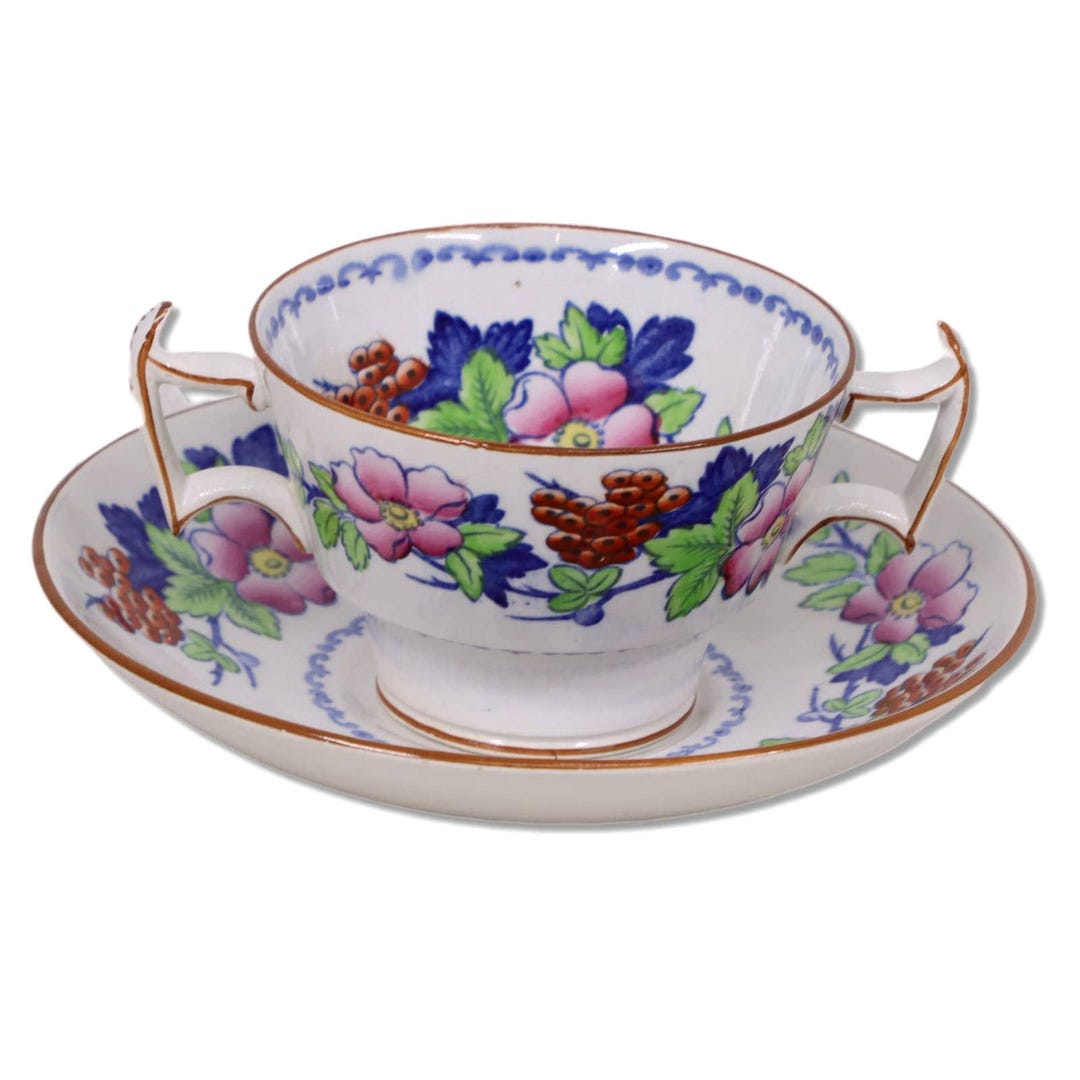 Booths Lorna Doone A1594 Silicon China Bouillon Cup Saucer Set 1922 ...