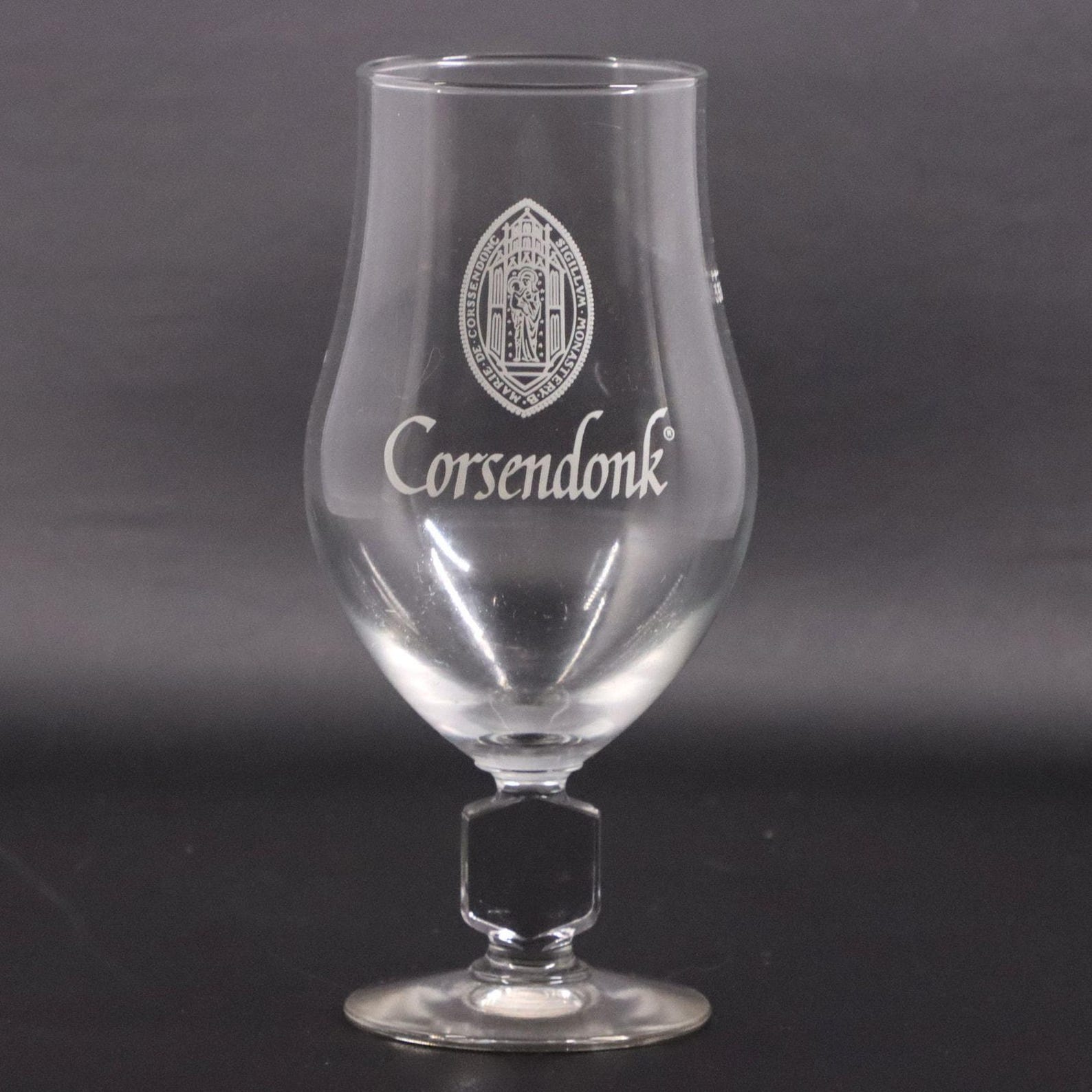 Corsendonk Stemmed Tulip Belgian Beer Glass White Logo 33cl 0.33L 7.25 - Etsy
