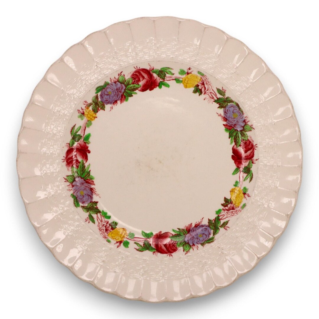Copeland Spode Rose Briar Luncheon Plate 9" England 1930's VGC - Etsy