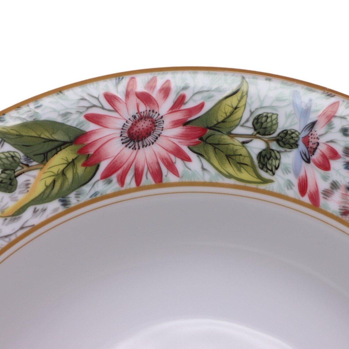 Fitz and Floyd Summer Fern 9 1/4 Large Rimmed Soup Bowl USA 1993 - Etsy