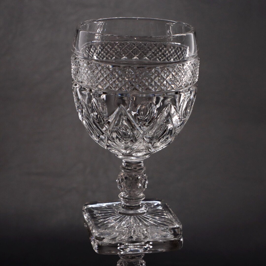 Imperial Glass Cape Cod Clear Water Goblet 5 3/4 1600 160 Vintage - Etsy