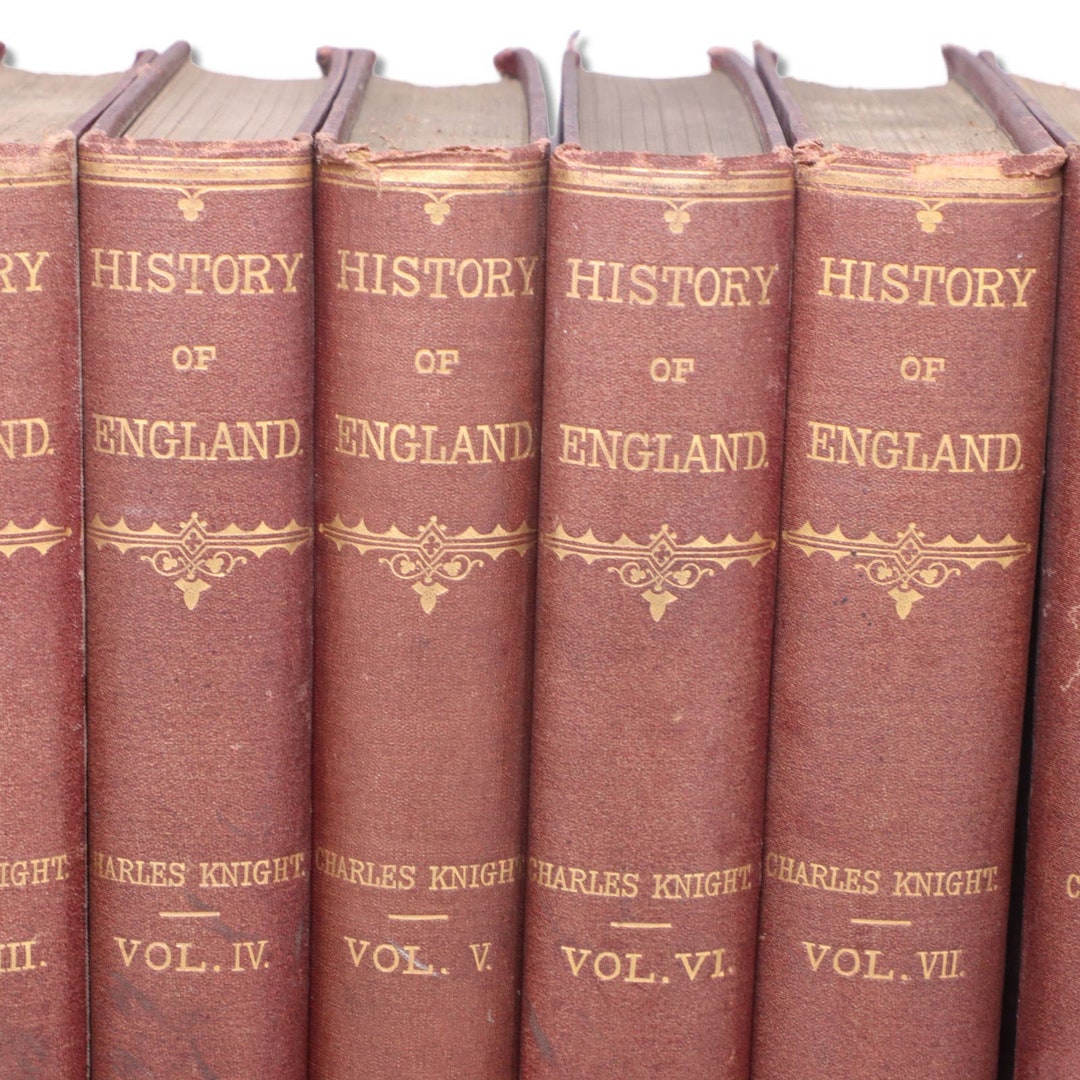 1862 the Popular History of England Charles Knight 8 Vol Illustrated ...
