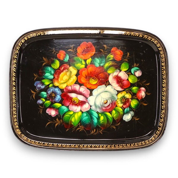 Russian Metal Tray - Etsy