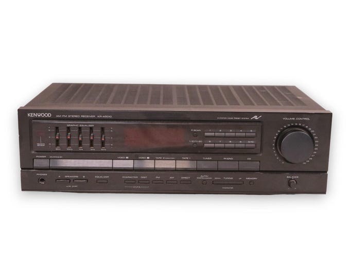Kenwood KR-A5010 AM/FM Stereo Receiver 60W/2 Channel Remote Manual ...