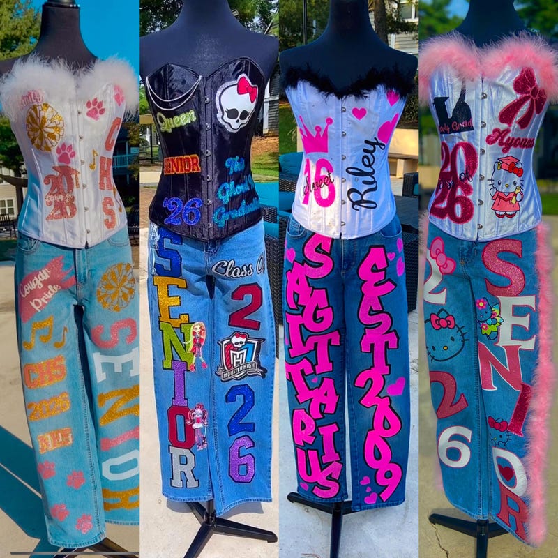 Senior Class 2026 Jeans - Etsy