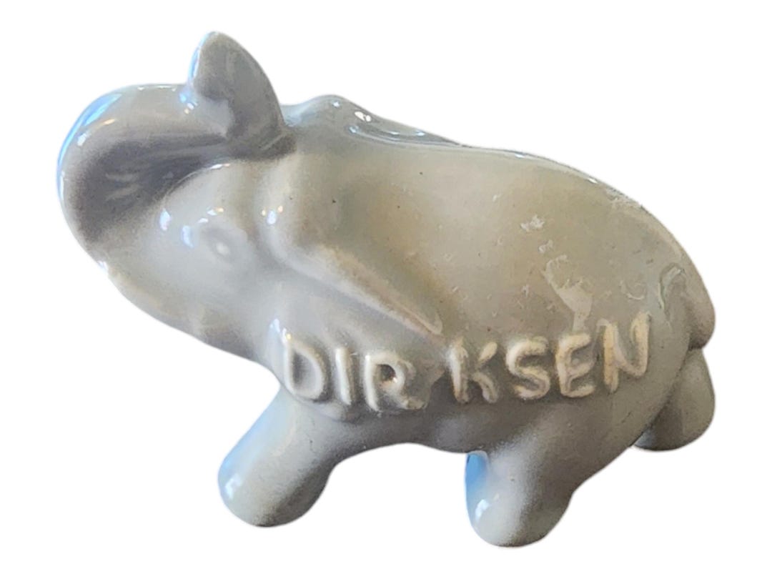 RARE Vintage GOP Elephant Political Souvenir Everett Dirksen Republican ...