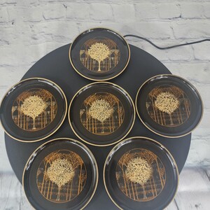 Vintage Japan Otagiri Lacquerware Divided Dish & Tray Tree of Life ...