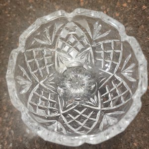 Lead Crystal Compote Memory Pattern Created by Anna Hutte Bleikristall ...