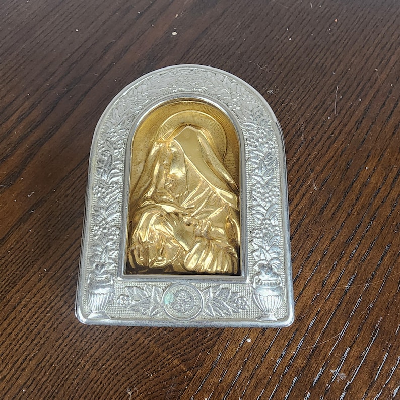 Vintage Vatican Library Collection Rosary Box | Blessed Virgin Mary ...