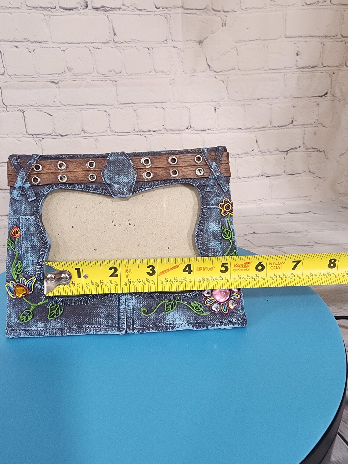 Vintage Blue Jeans Denim Theme Resin Picture Frame 5h X 7l - Etsy