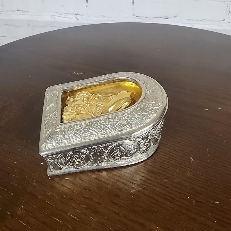 Vintage Vatican Library Collection Rosary Box | Blessed Virgin Mary ...